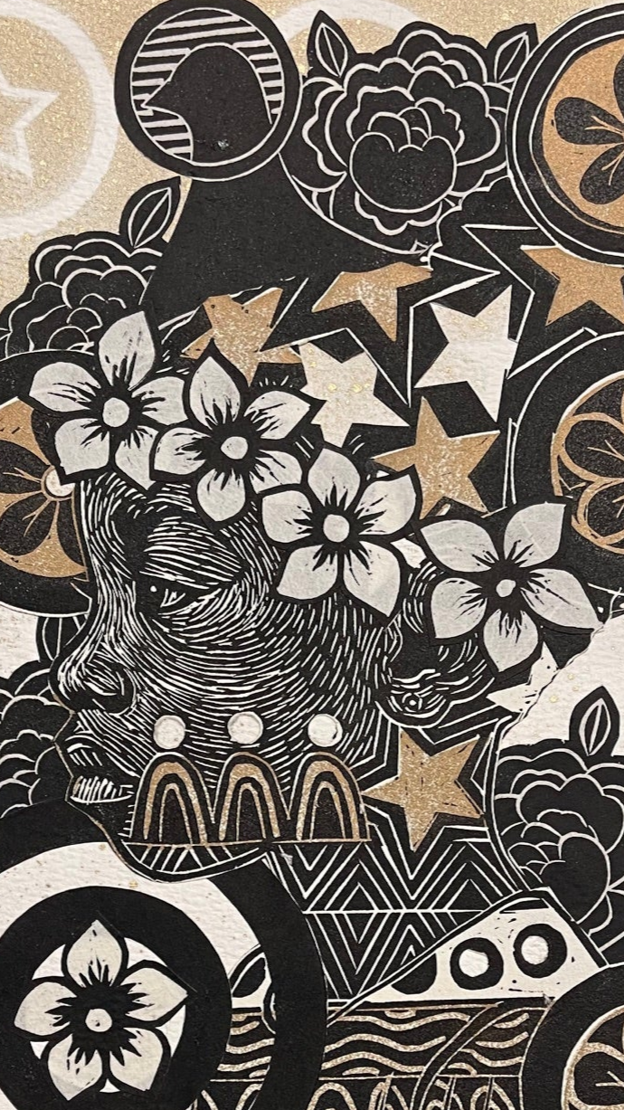 Phillips, Derrick, (She Shall Prevail II) – Black Art In America™ Gallery & Gardens