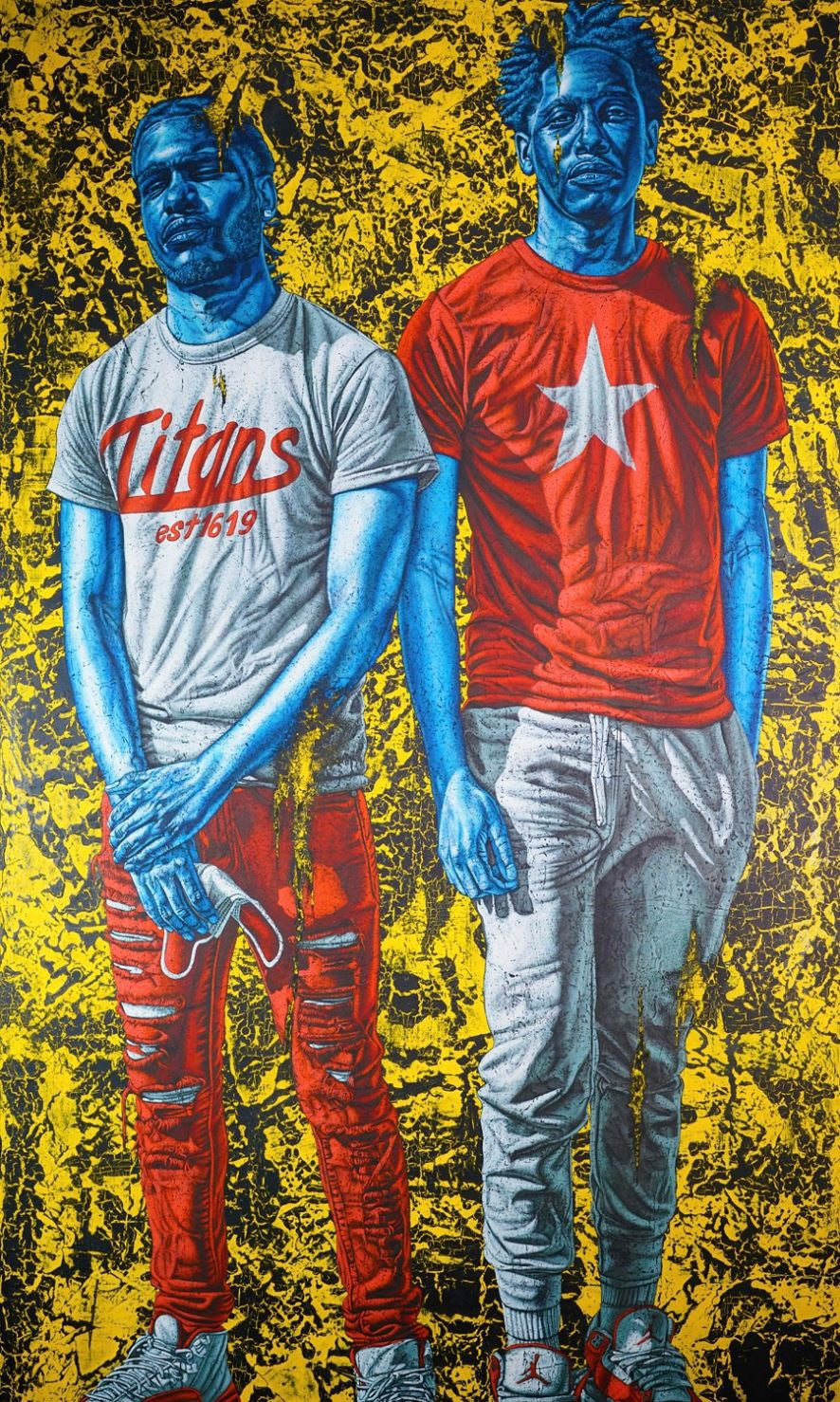 Conteh, Alfred, (Evan and Aaron) – Black Art In America™ Gallery & Gardens