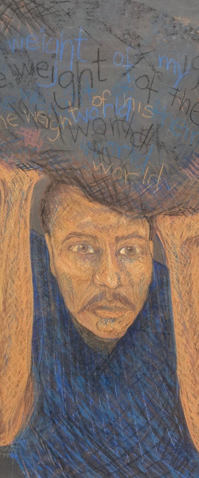 K. Joy Peters, (Heavy Burden) – Black Art In America™ Gallery & Gardens