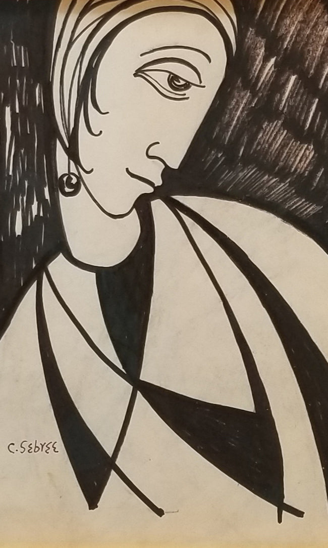 Sebree, Charles, (Woman With Earring) – Black Art In America™ Gallery ...