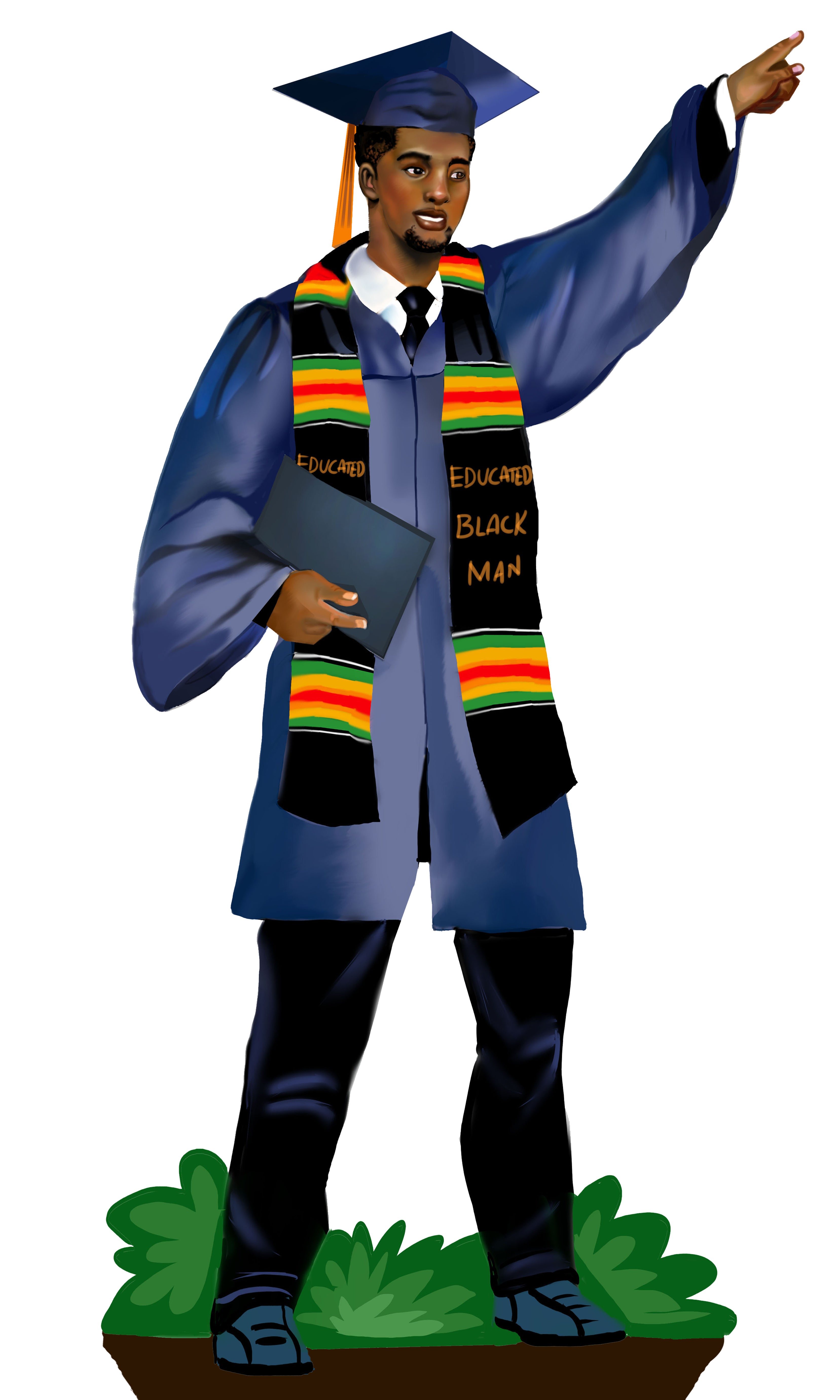 Black Scholar Clipart