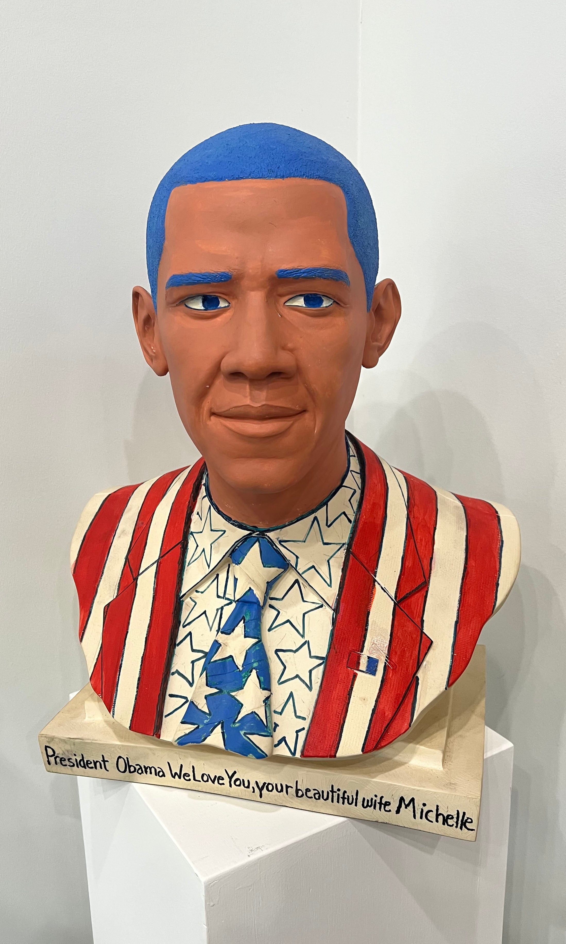 Ringgold, Faith (Obama Bust) – Black Art In America™ Gallery & Gardens