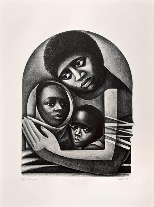 Elizabeth Catlett Prints 696: ELIZABETH CATLETT, Black Is Beautiful