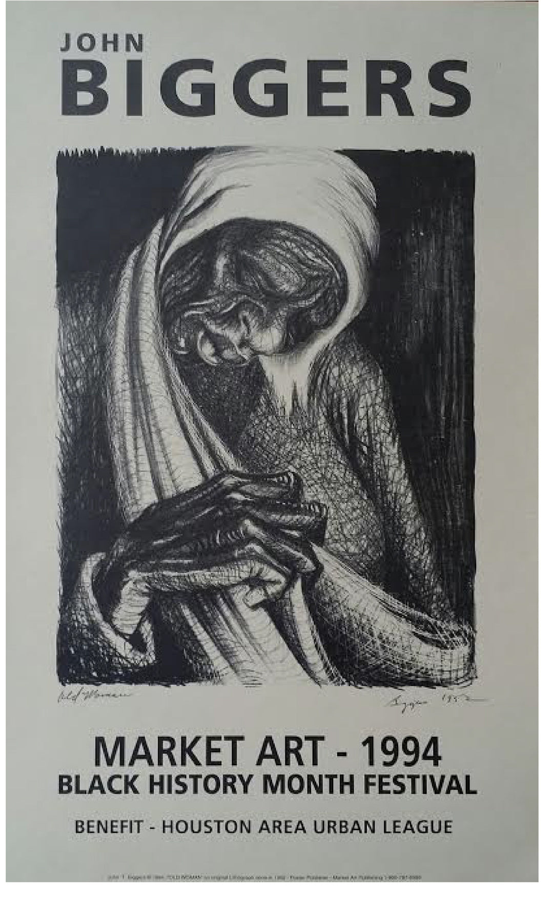 Black Art - Biggers, John, (Old Woman) – Black Art In America™ Gallery ...