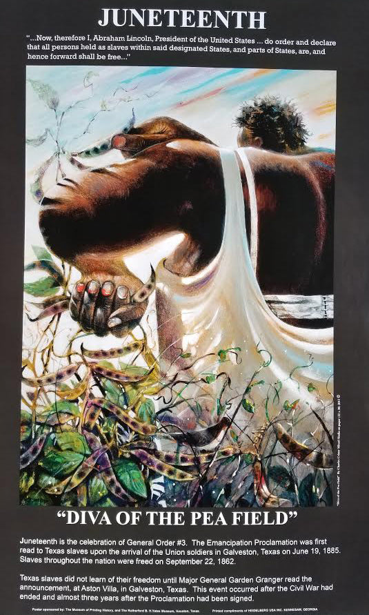 Criner, Charles, (Diva of the Pea Field Juneteenth Poster) – Black Art ...